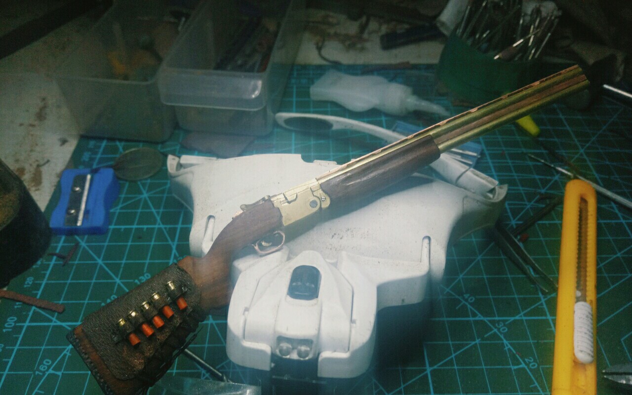 【枪械模型】绝地求生 s686模型制作分享