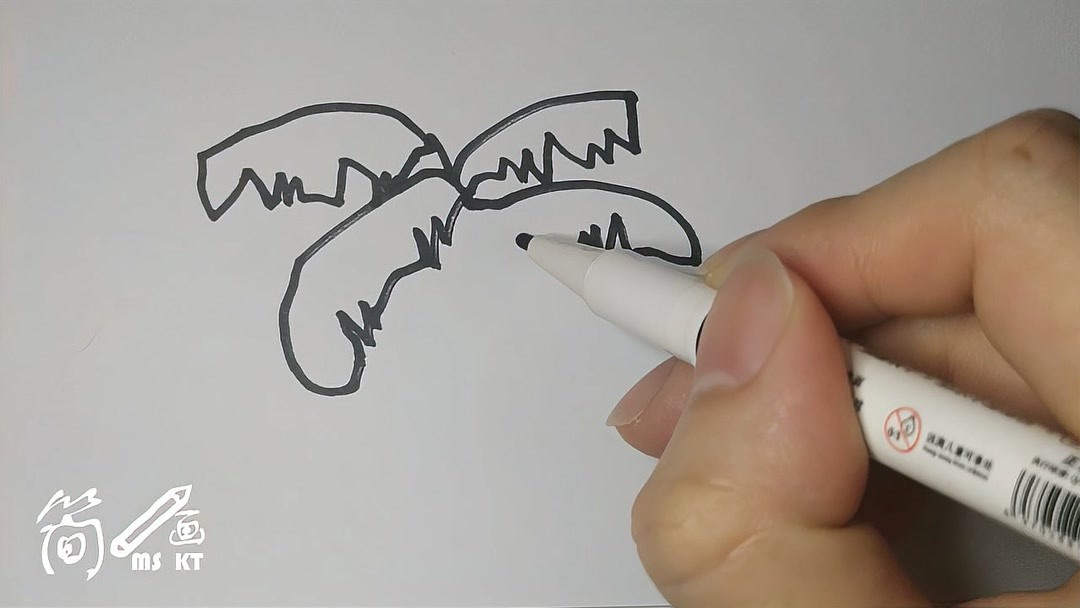 简笔画:简单易学的(椰子树)哦!