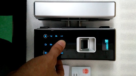 玻璃门指纹锁899F操作视频