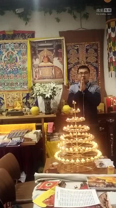 百业诚信跨界联盟报道哈尔滨会展茶庄(集海阁)每天虔诚供灯