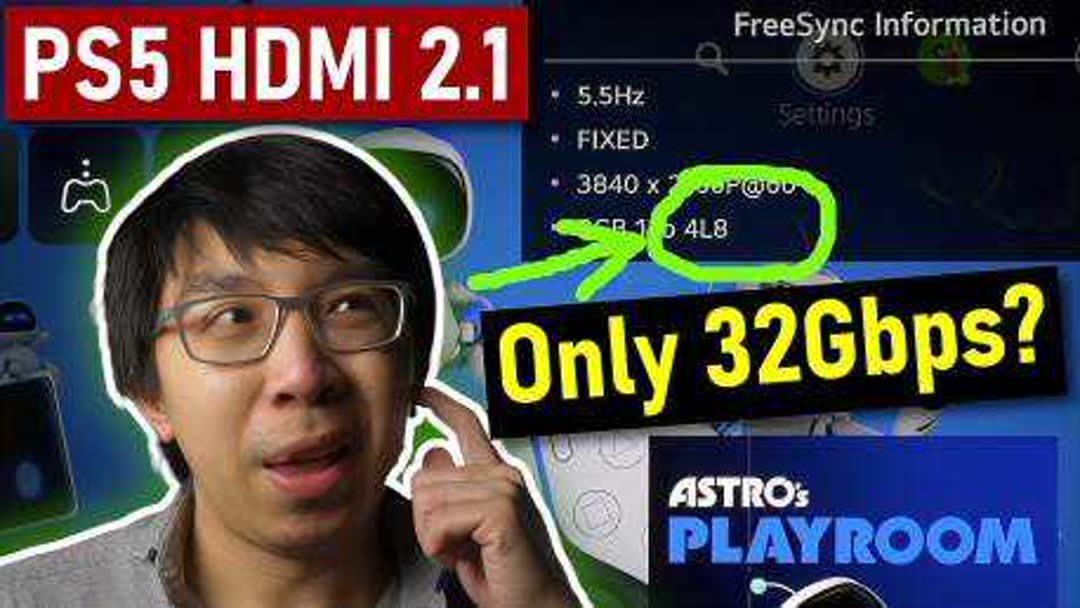 索尼PS5的HDMI 2.1带宽被限制为32Gbps? 对比Xbox X则有40Gbps!
