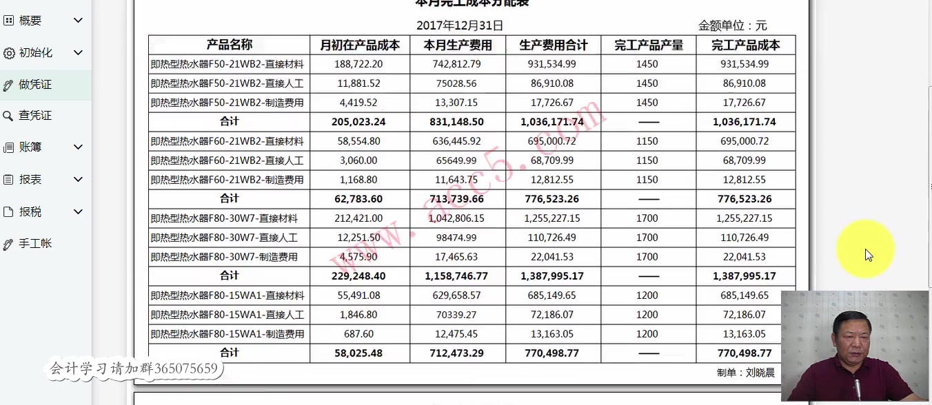 独当一面的会计课程_会计真账实操练习_会计学习独家资料