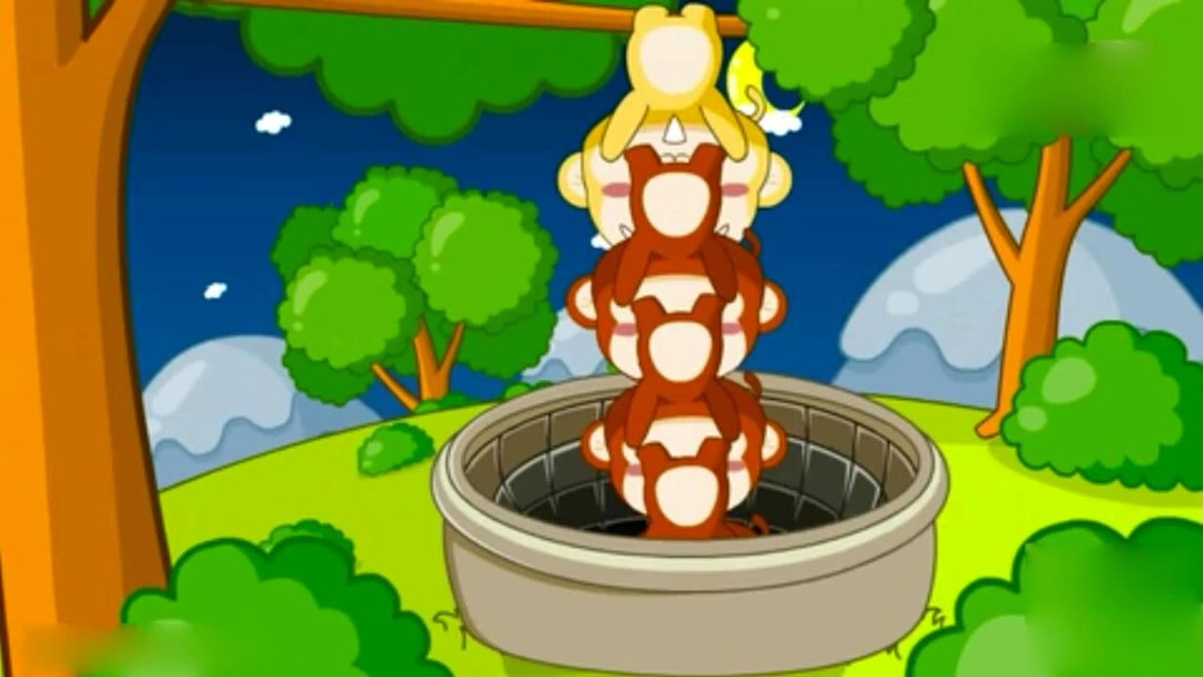 兔小贝故事 059 猴子捞月亮