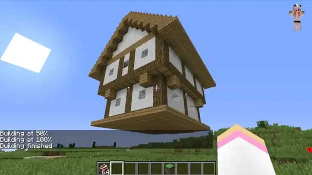 我的世界动画-如何造会移动的房屋