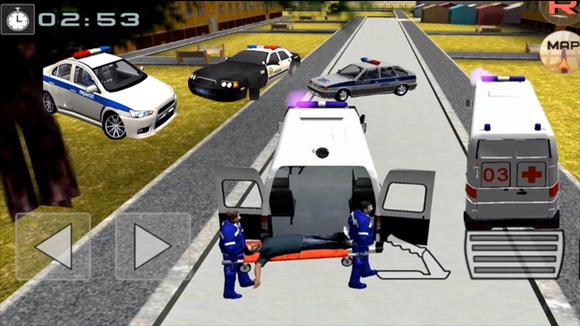 【永哥玩游戏】救护车司机驾驶救护车城市救援模拟器