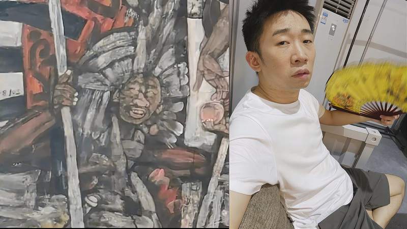 网友美术馆调侃偶遇杨迪,仔细放大一看戳中笑点:简直一模一样