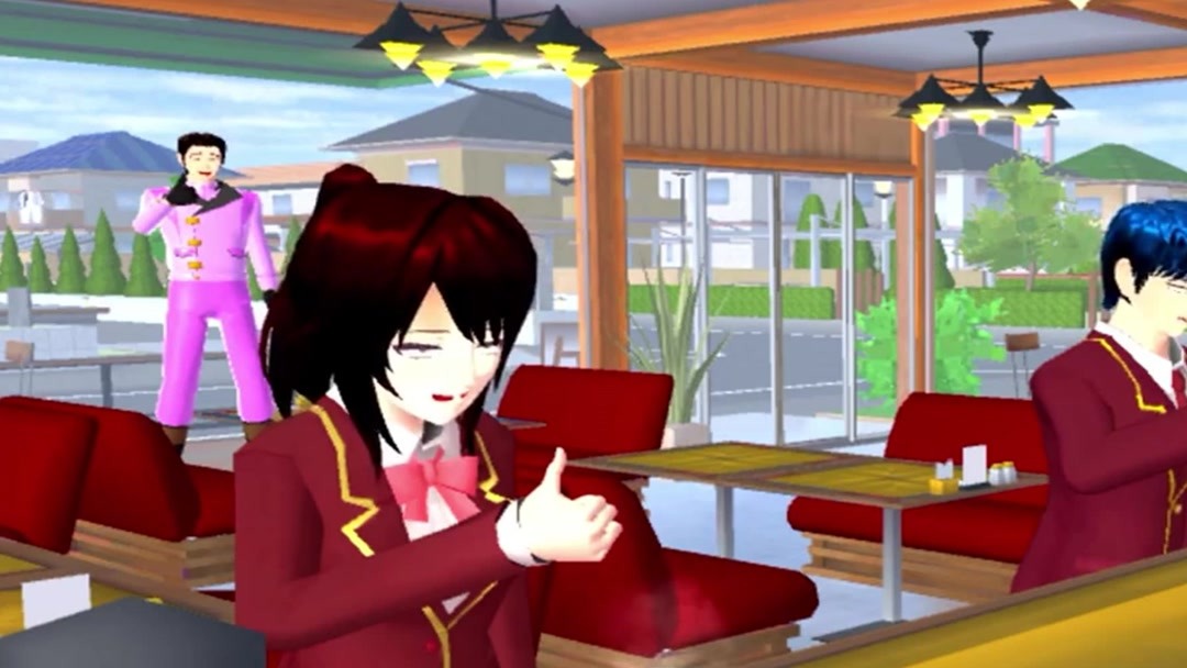 樱花校园模拟器:钢铁答应班主任约会,这下有好戏看了