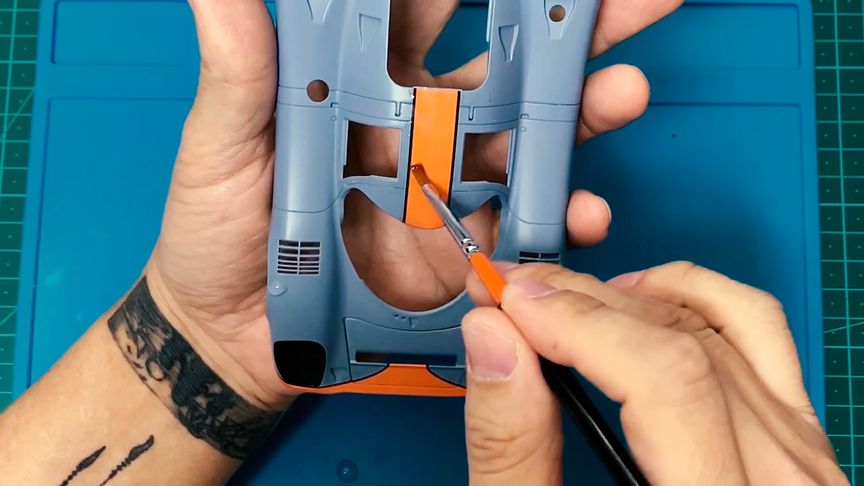 保时捷917K模型制作Part2#模型 #diy #玩具 #男人的玩具