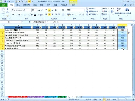 办公一百分office教程网Excel教程-智能的Excel表格