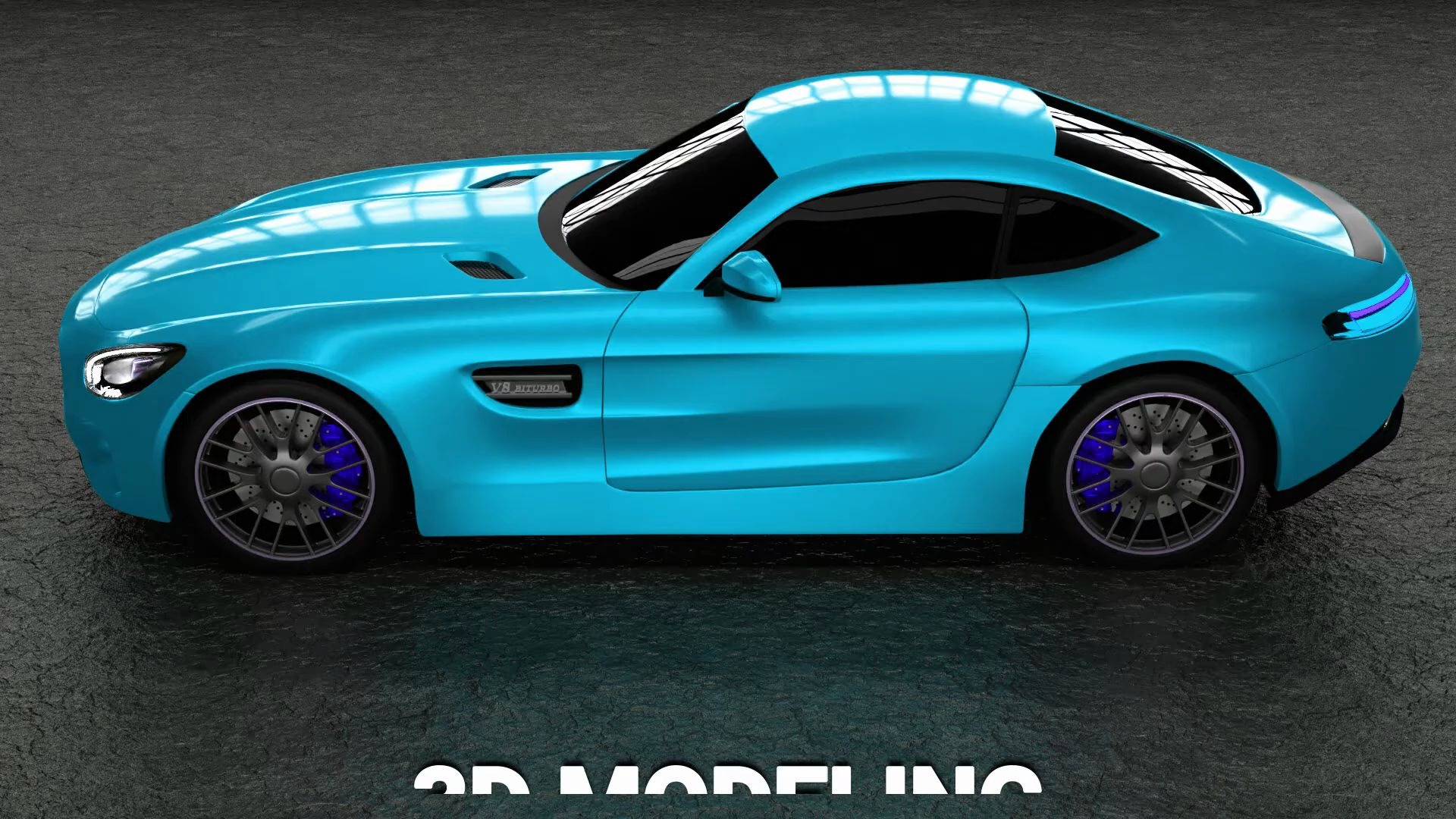 Blender 2.8制作奔驰汽车