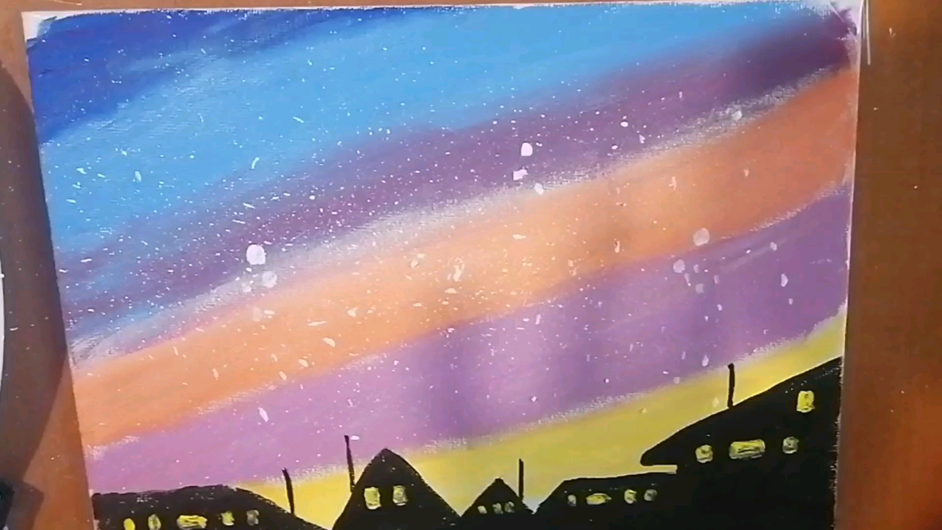 【丙烯画入门】自学第三天画了什么