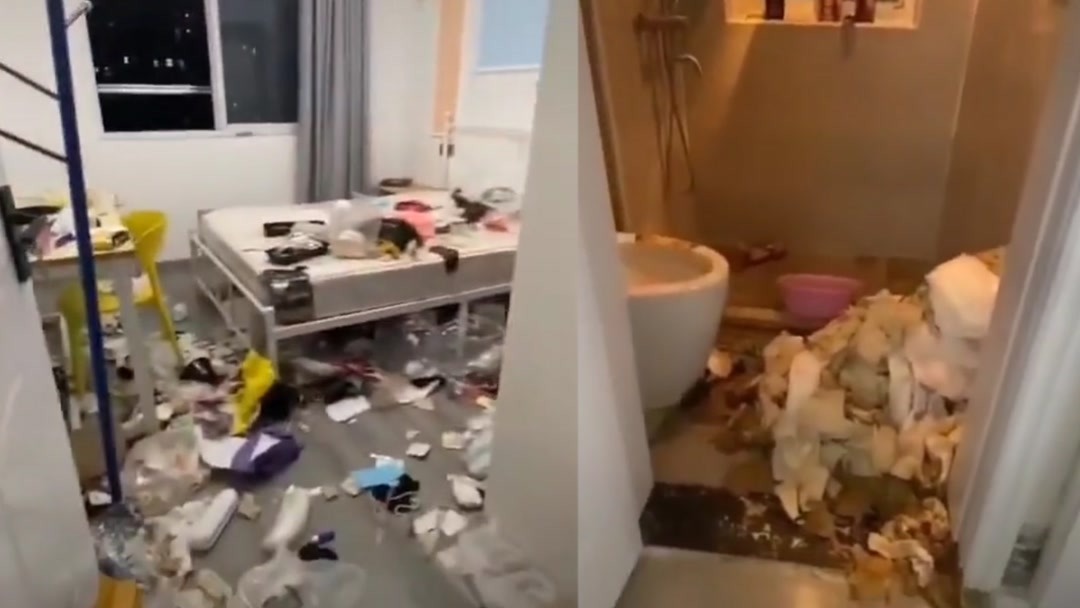 女租客失联留满屋垃圾,粪便卫生纸堆成小山,网友:看完直接吐了