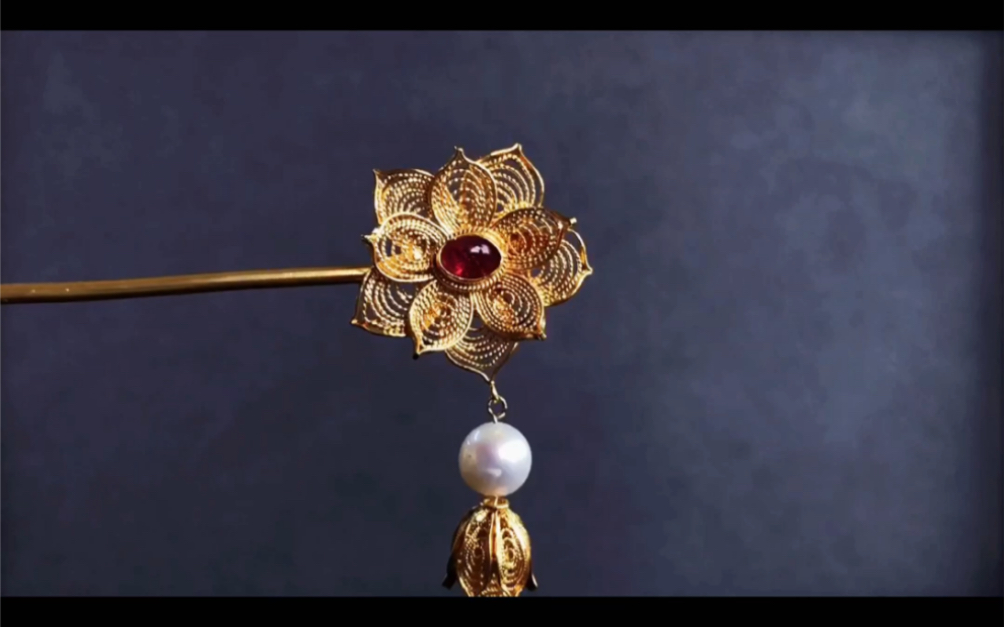 花丝镶嵌—桃花簪的制作教程