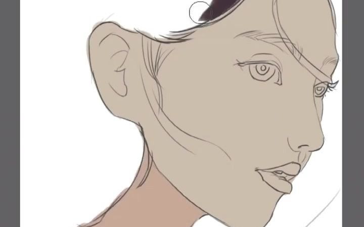 【绘画新手教学】绘画动漫人物眼睛图片教程 sai绘画软件没有界面