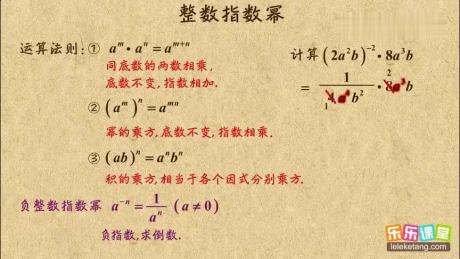 整数指数幂-乐乐课堂