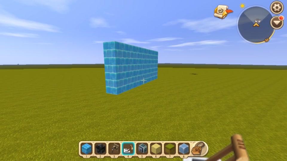 迷你世界:隐形门教程,超简单1