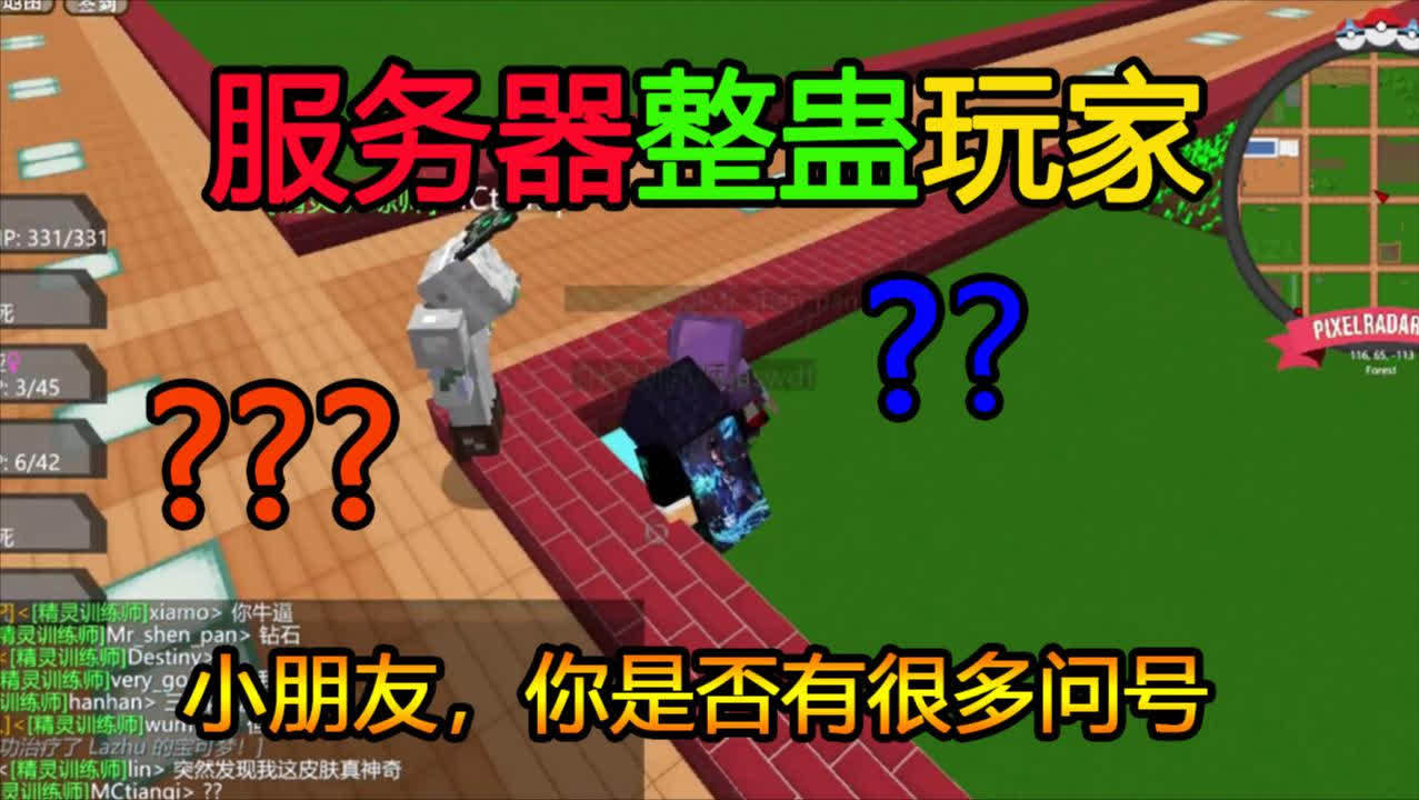 我的世界:神奇宝贝服务器里面,开隐身整蛊服务器玩家会怎么样?