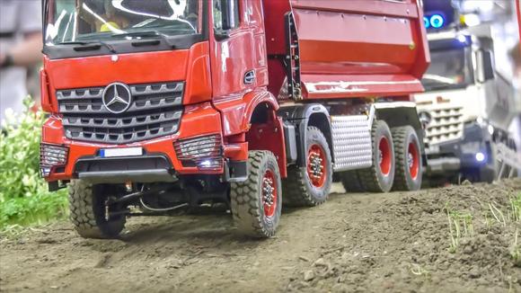 大卡车货车模型运输各种货物