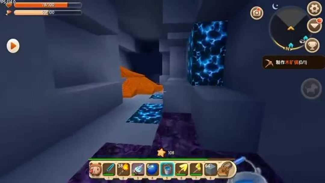 迷你世界:半仙挖矿有秘诀,四胞胎的钻石窝都被我找到了