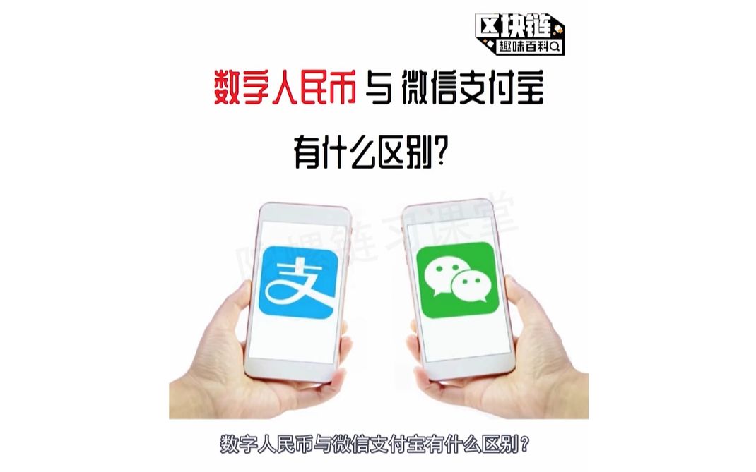 【数字人民币与微信支付宝的区别】区块链趣味百科