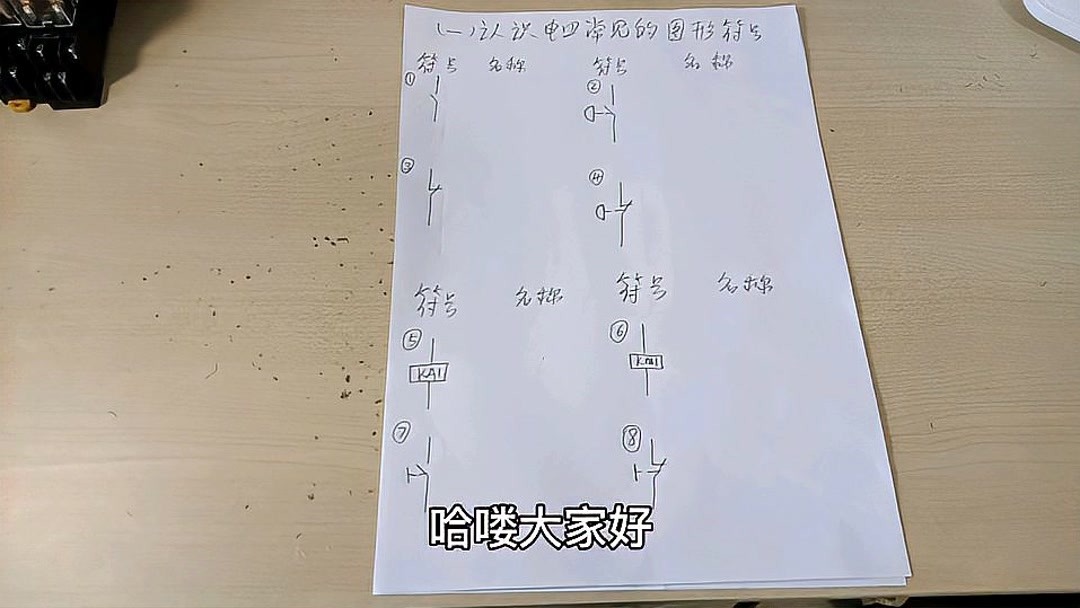 初学电工认识电路图图中符号的用途(一)