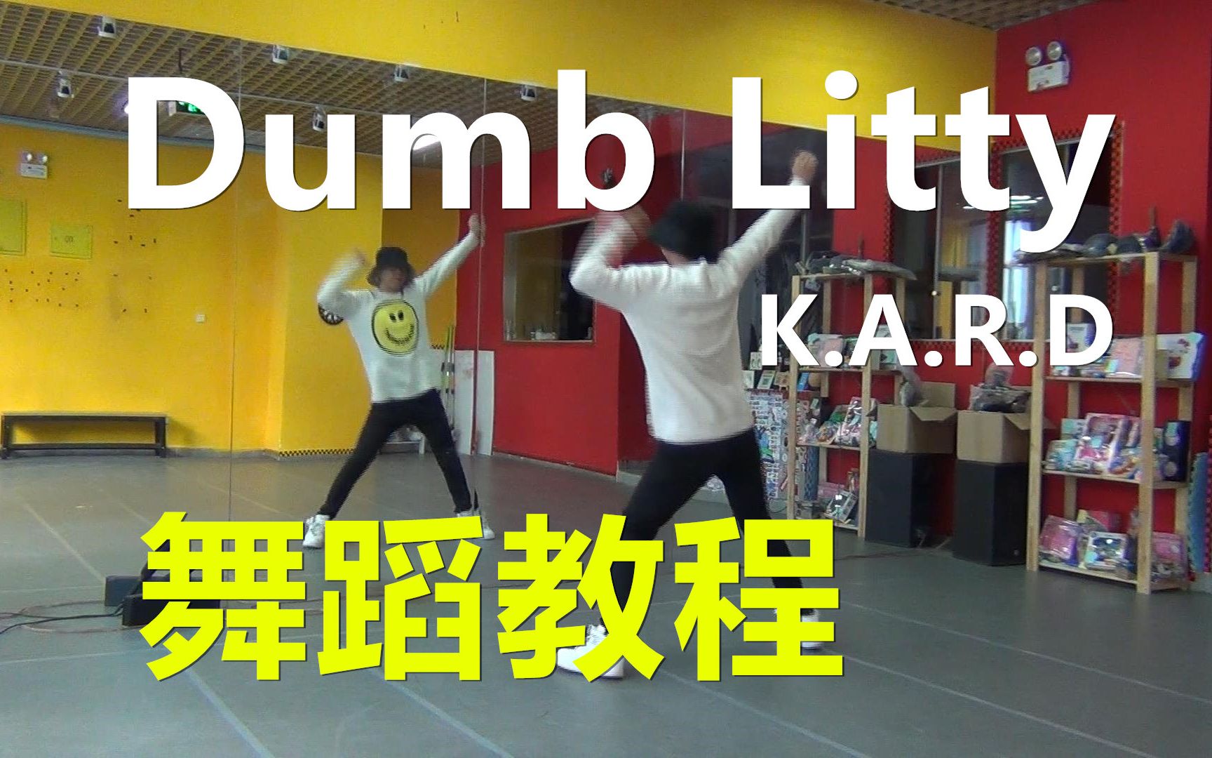 【南舞团】 dumb litty kard 舞蹈教程 翻跳 练习室(上)
