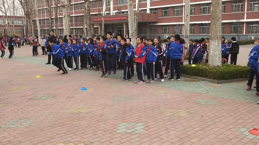 稻庄镇实验小学大课间活动(三年级 #校园生活)