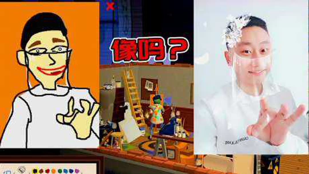 画家模拟器:画了个女装象昊 卖出了天价 你们觉得像吗?