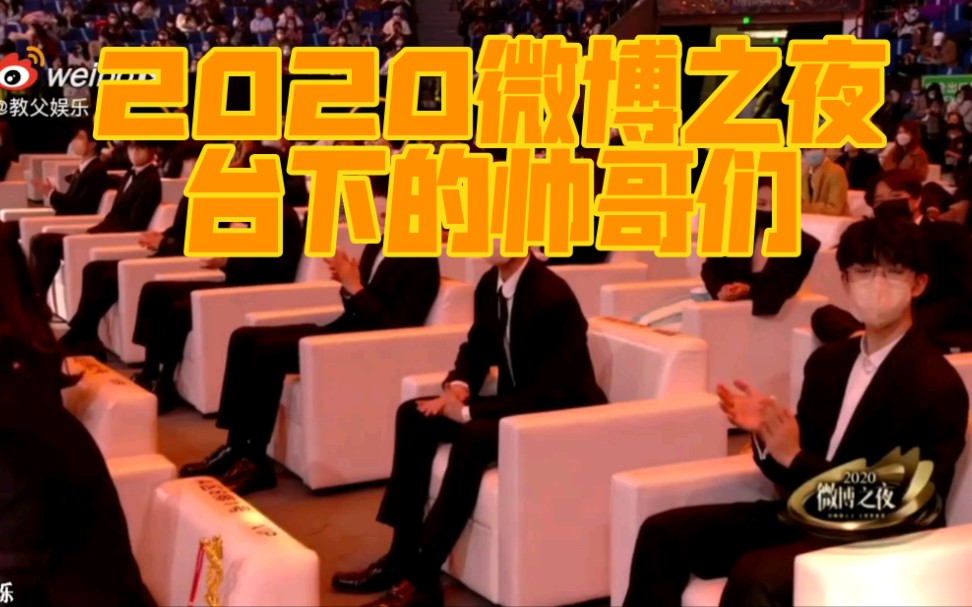 【2020微博之夜】台下的帅哥们,TFBOYS王俊凯&王源,TNT时代少年...
