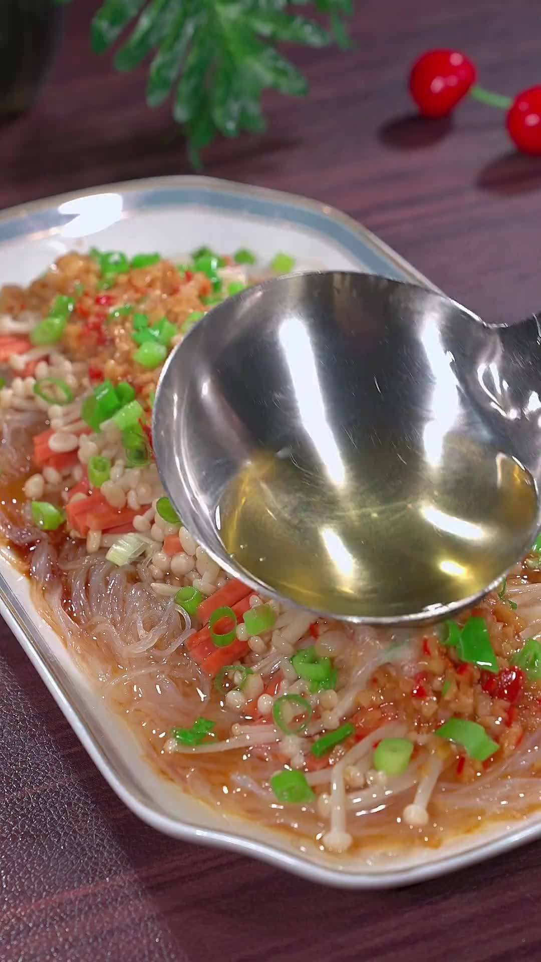 学会这个蒜蓉金针菇,待客倍有面儿#蒜蓉金针菇