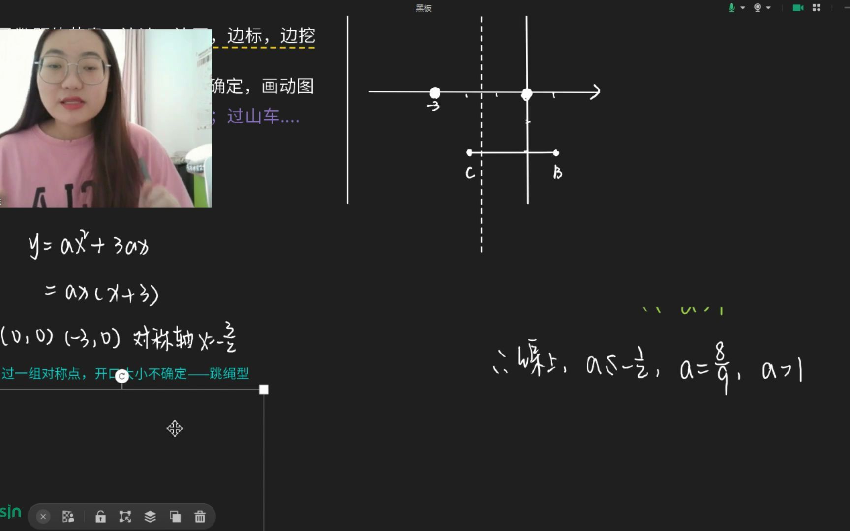 二次函数压轴入门题题型——单动态问题
