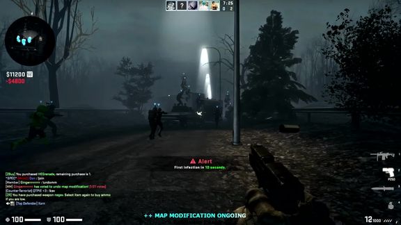 CSGO僵尸逃跑模式:这张地图很像求生之路的感觉