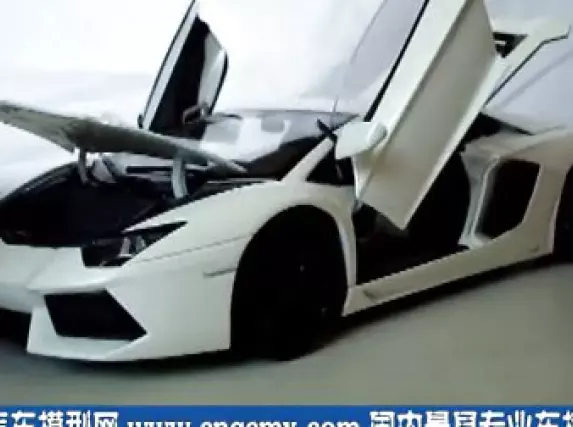 中国汽车模型网 汽车模型 兰博基尼 LP700-4 威利 1:18 白色