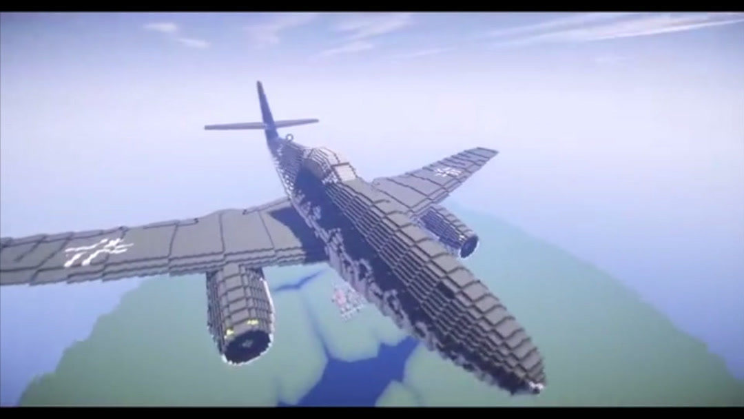 我的世界空中轰炸机模型欣赏!