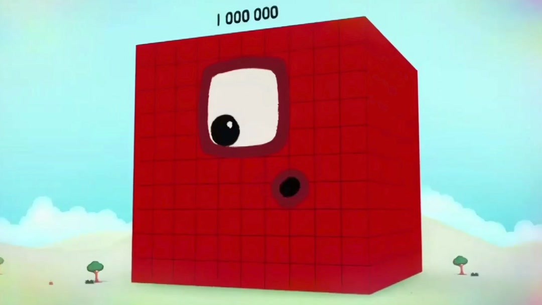 数字积木 搞笑动画:在超级大哥面前 小1这个小不点都找不到了!