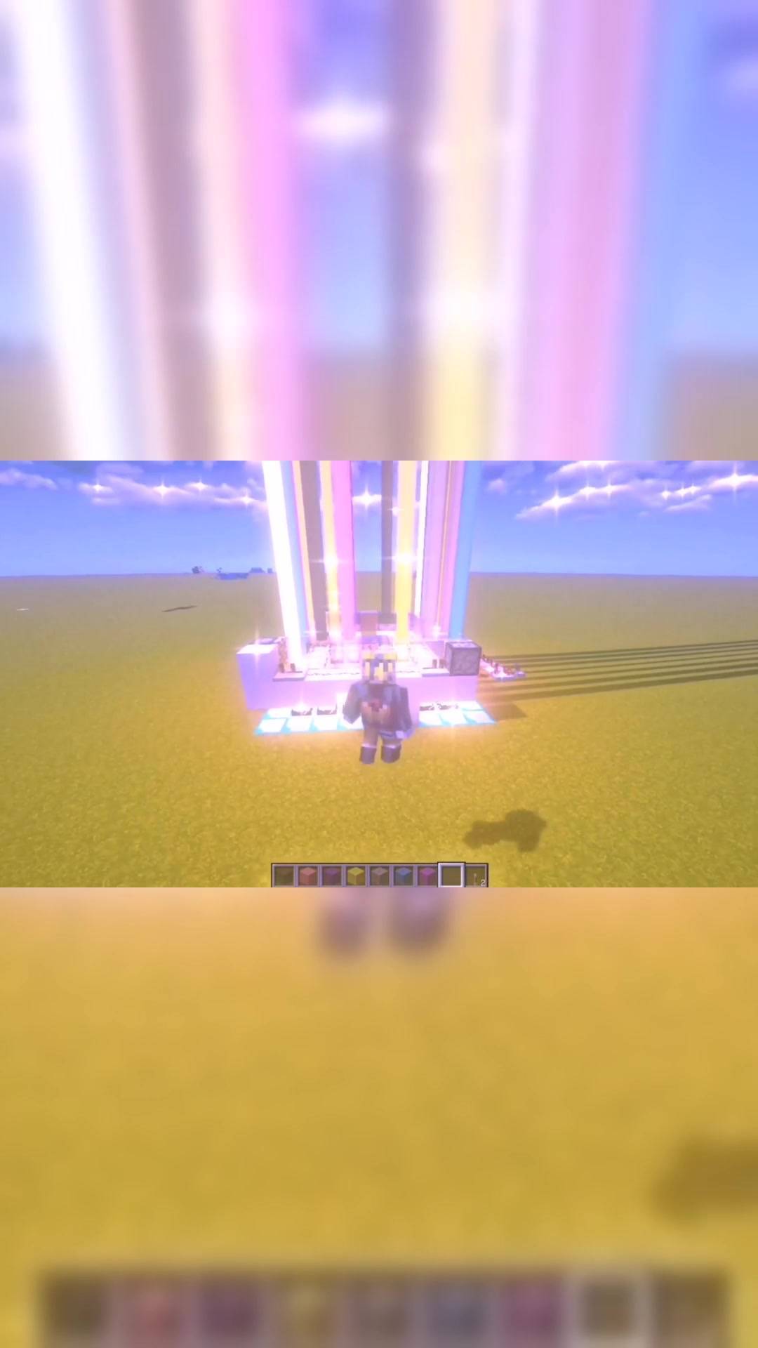 我的世界:全自动变色信标,让你的家更帅气!