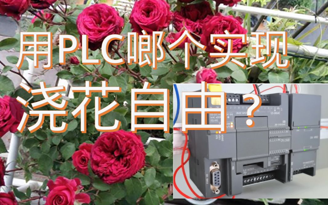 【西“有”知识局】西家精神小伙教你如何用PLC实现浇花自由