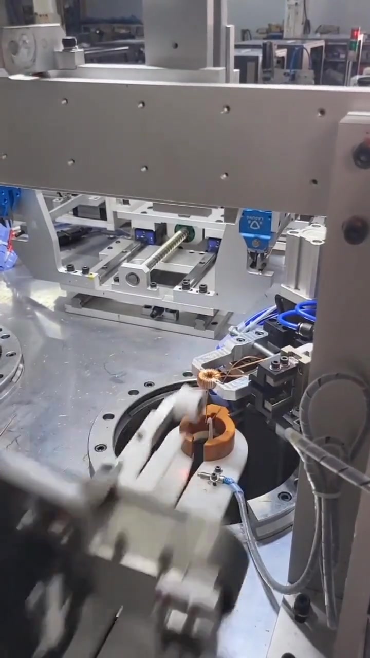 [帝弘]磁环电感绕线机,智能制造,自动化生产线