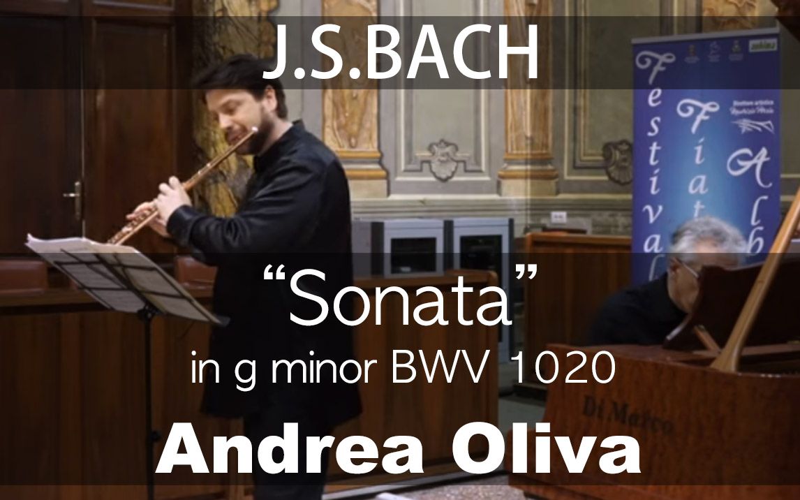 J.S.Bach_Sonata in g, BWV1020 (Andrea Oliva)