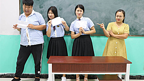 学霸王小九校园剧:三个学生给老师写请假条,没想内容一个比一个奇葩,...