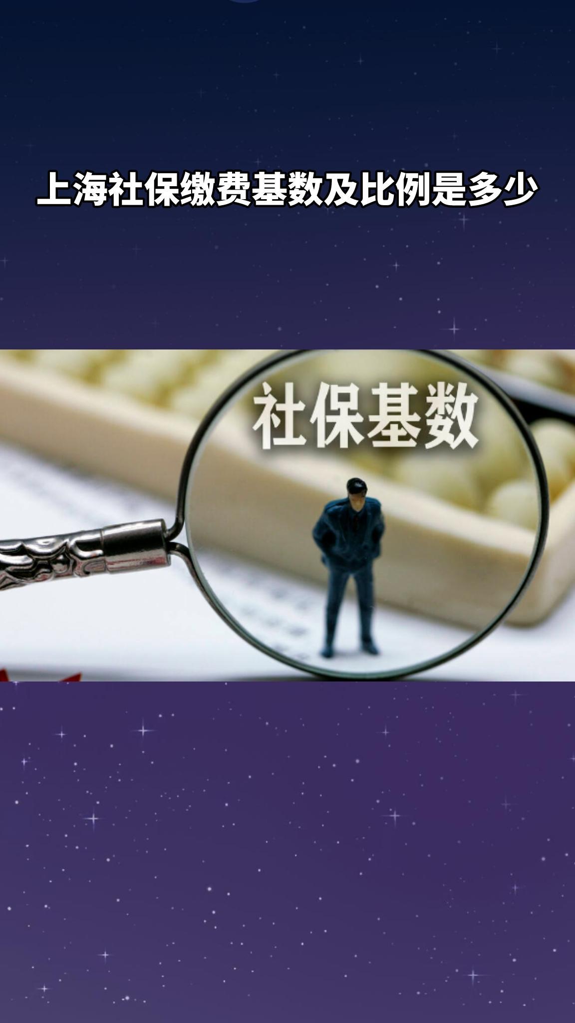 上海社保缴费基数及比例是多少