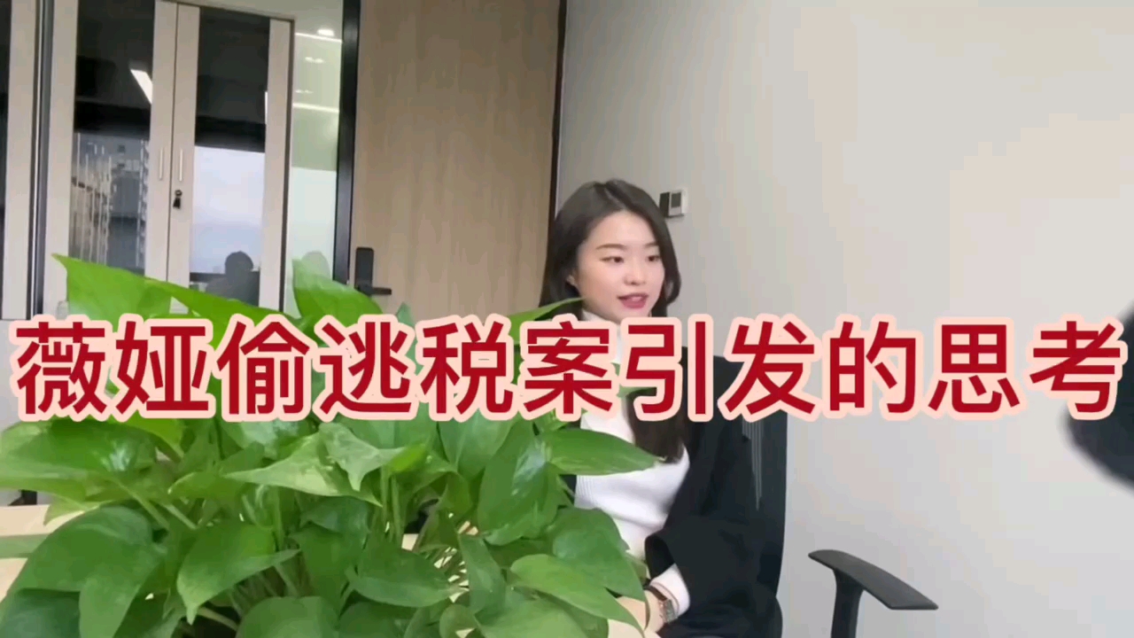 薇娅偷逃税案引发的思考