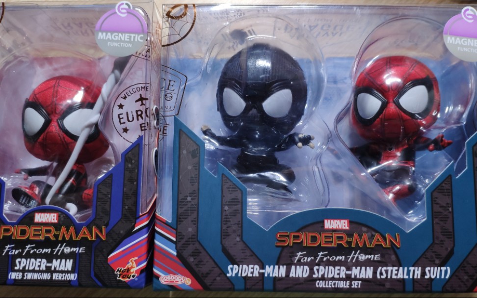 ...分享我买的hot toys小蜘蛛和labubu运动系列～还有一些其他的小玩意