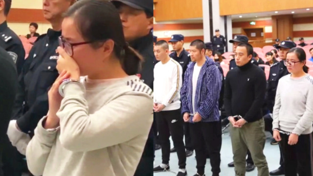 安徽一90后“女黑老大”被判25年 听判后当庭痛哭