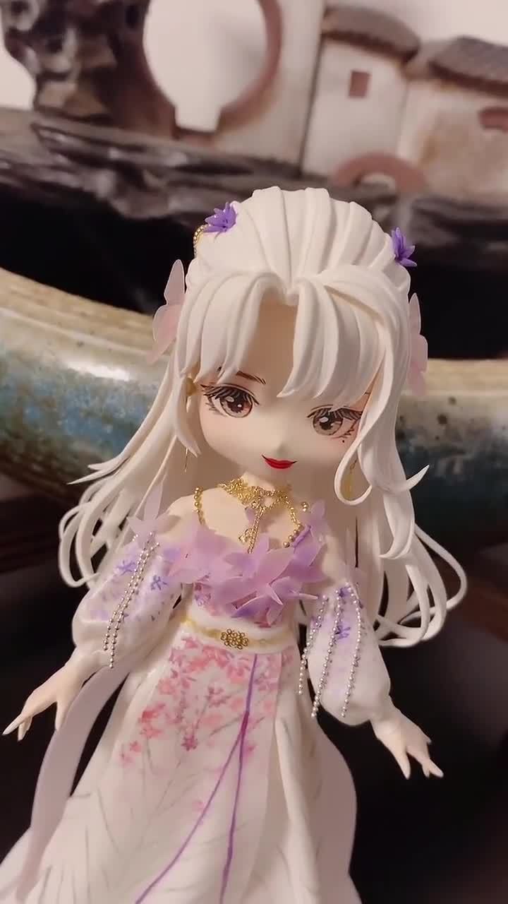 游戏手工超轻粘土粘土手工diy手工制作游戏人物不知道捏了个谁