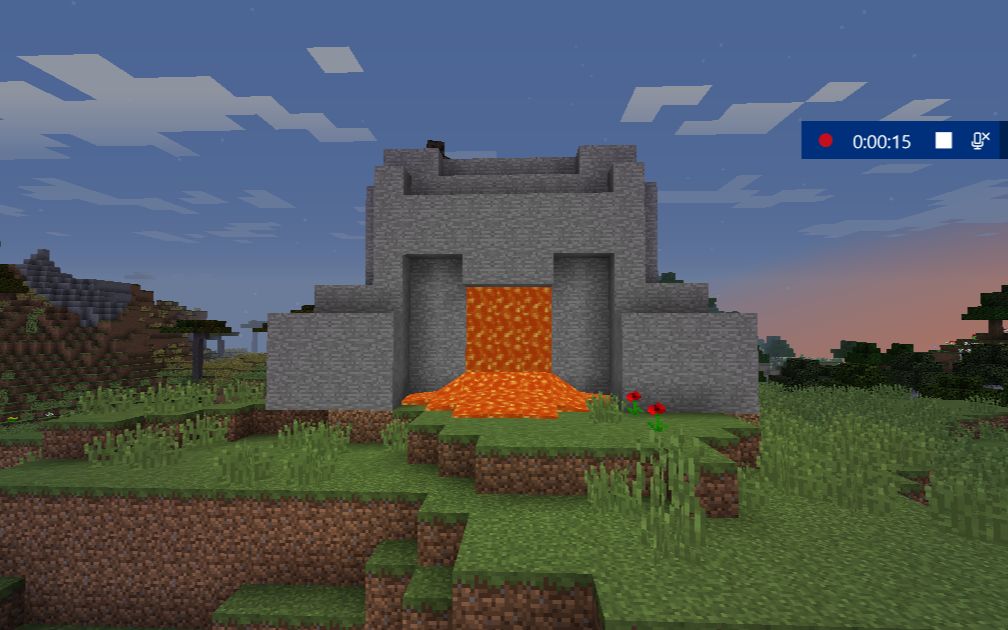 我的世界——坑人岩浆门