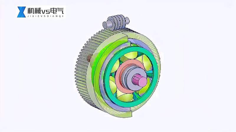 运动仿真_行星锥无级变速器