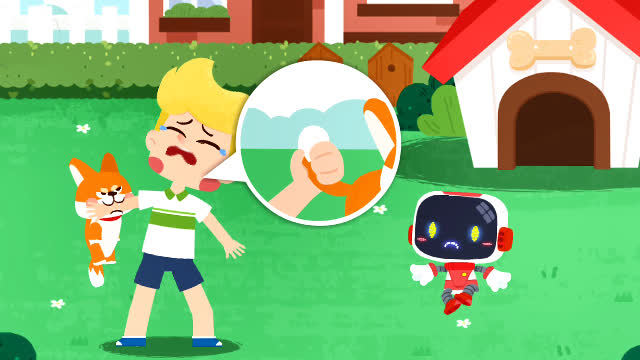 宝宝救护手册儿童游戏 被狗狗咬伤的处理方法