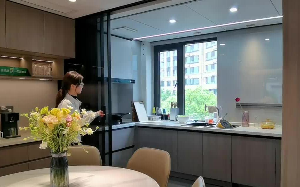 怎样拥有开放式厨房,又解决油烟及燃气呢