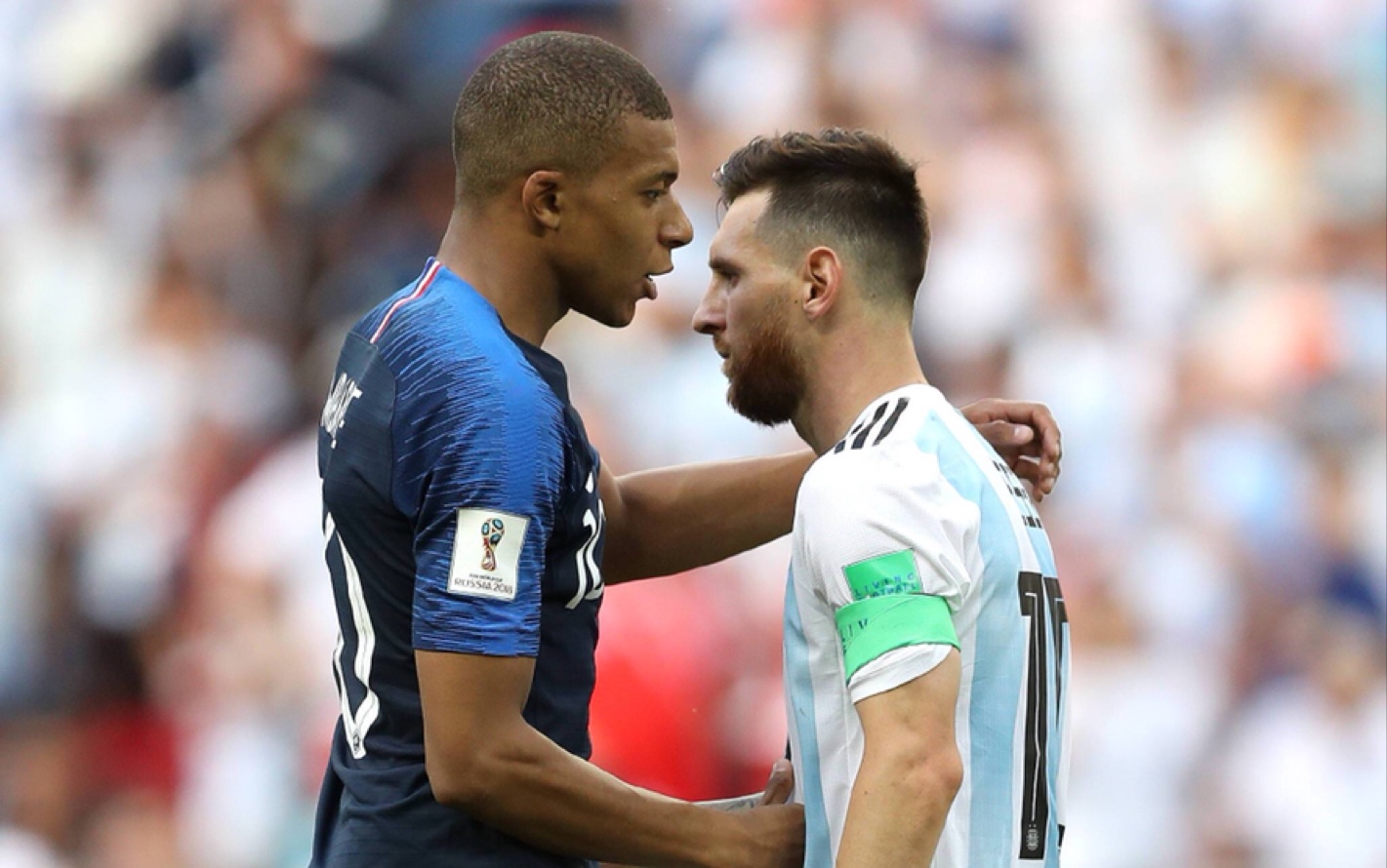 【2018世界杯】淘汰赛:法国vs阿根廷 姆巴佩技惊四座,法国跑车马力...